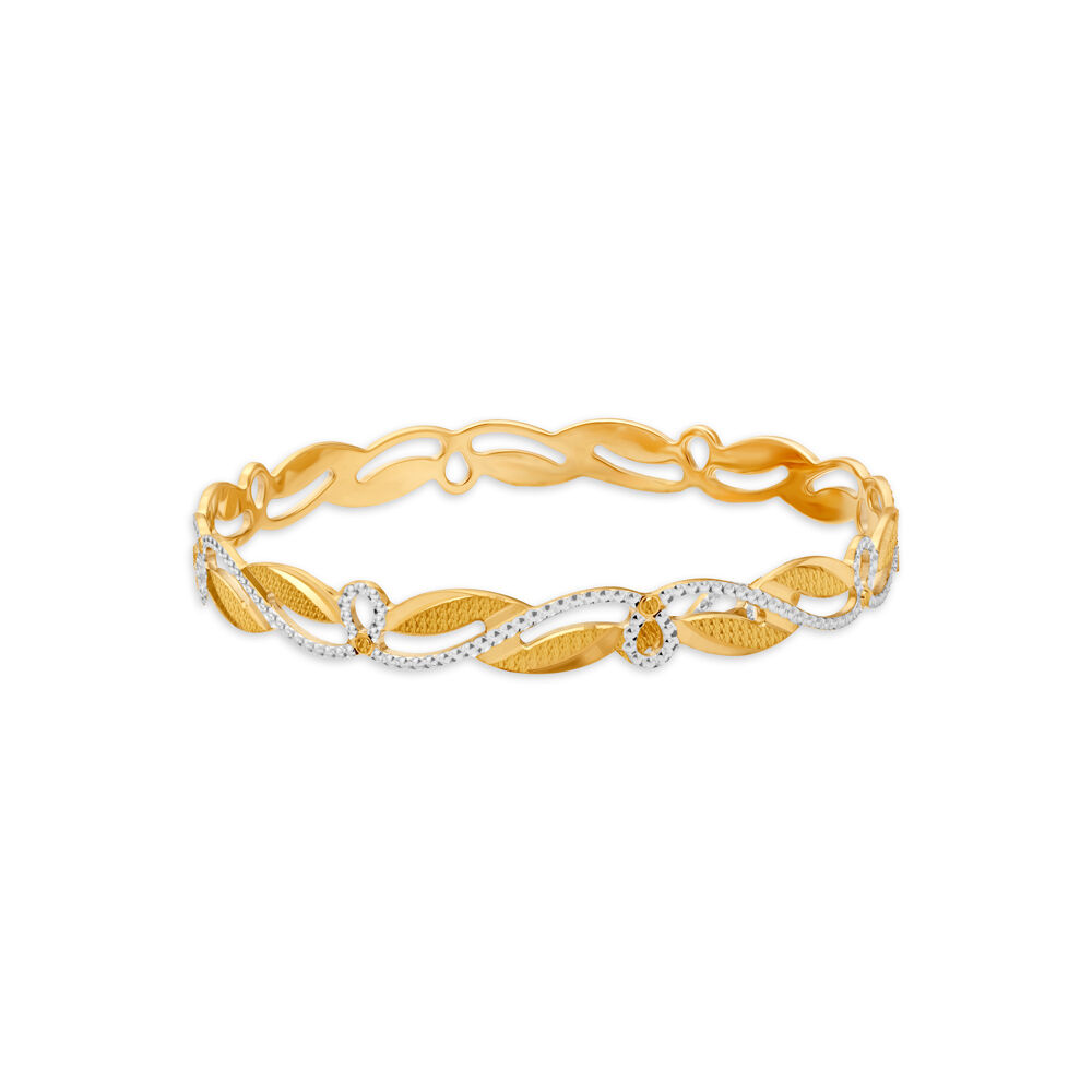 Buy Graceful Gold Bangle at Best Price | Tanishq UAE