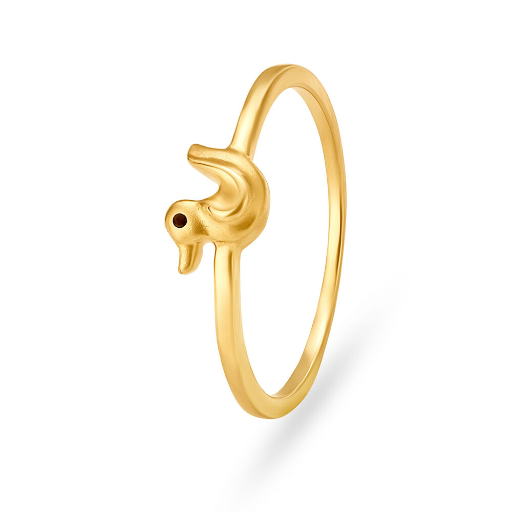 Buy Cute Duck Gold Finger Ring for Kids at Best Price | Tanishq US