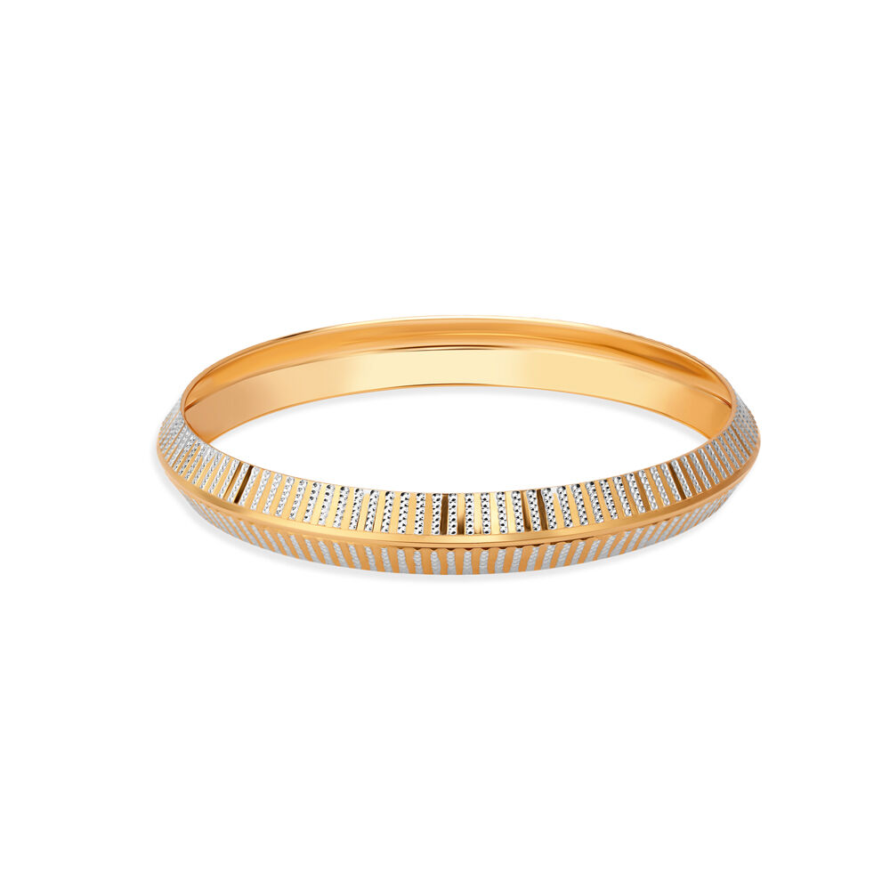 Buy Spectacular Gold Kada for Men at Best Price | Tanishq UAE