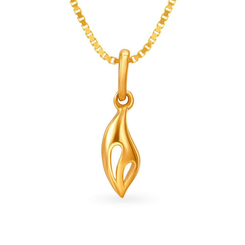 Buy Dainty Mango Shaped Gold Pendant at Best Price | Tanishq US