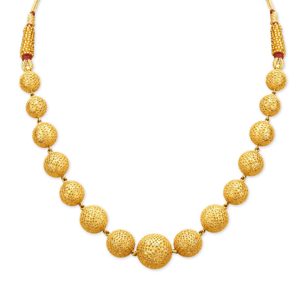 Buy Surreal Gold Neckwear at Best Price | Tanishq US