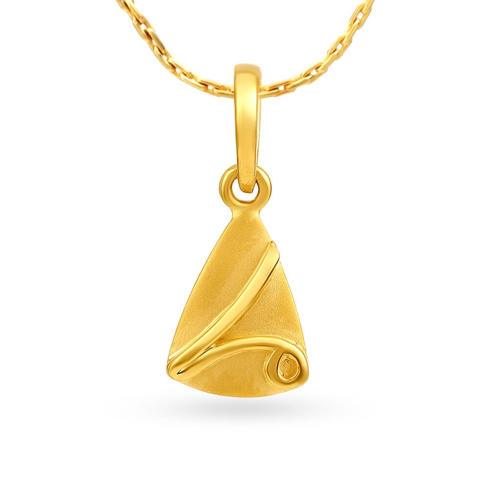 Buy Sophisticated Triangular Pendant at Best Price | Tanishq Singapore ...