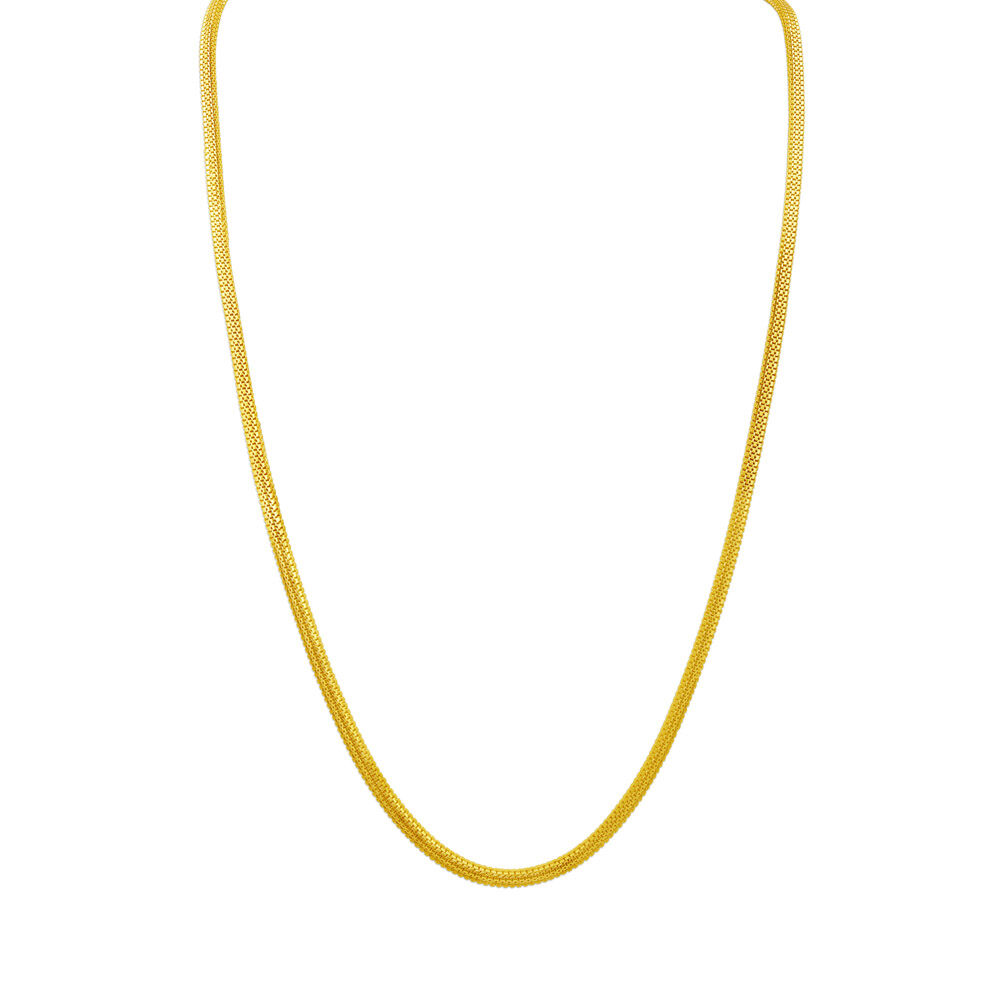 Buy Chic Gold Mesh Chain at Best Price | Tanishq UAE