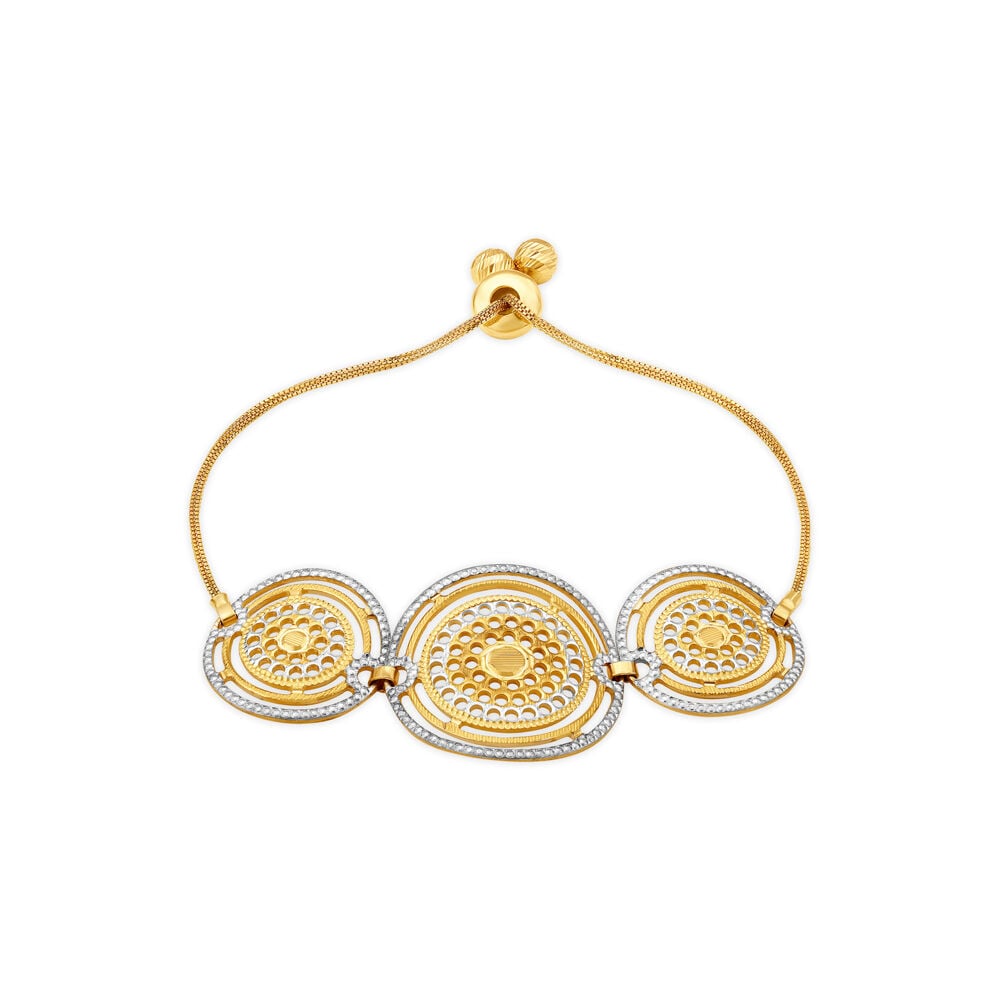 Buy Dual Toned Gold Bracelet at Best Price | Tanishq US