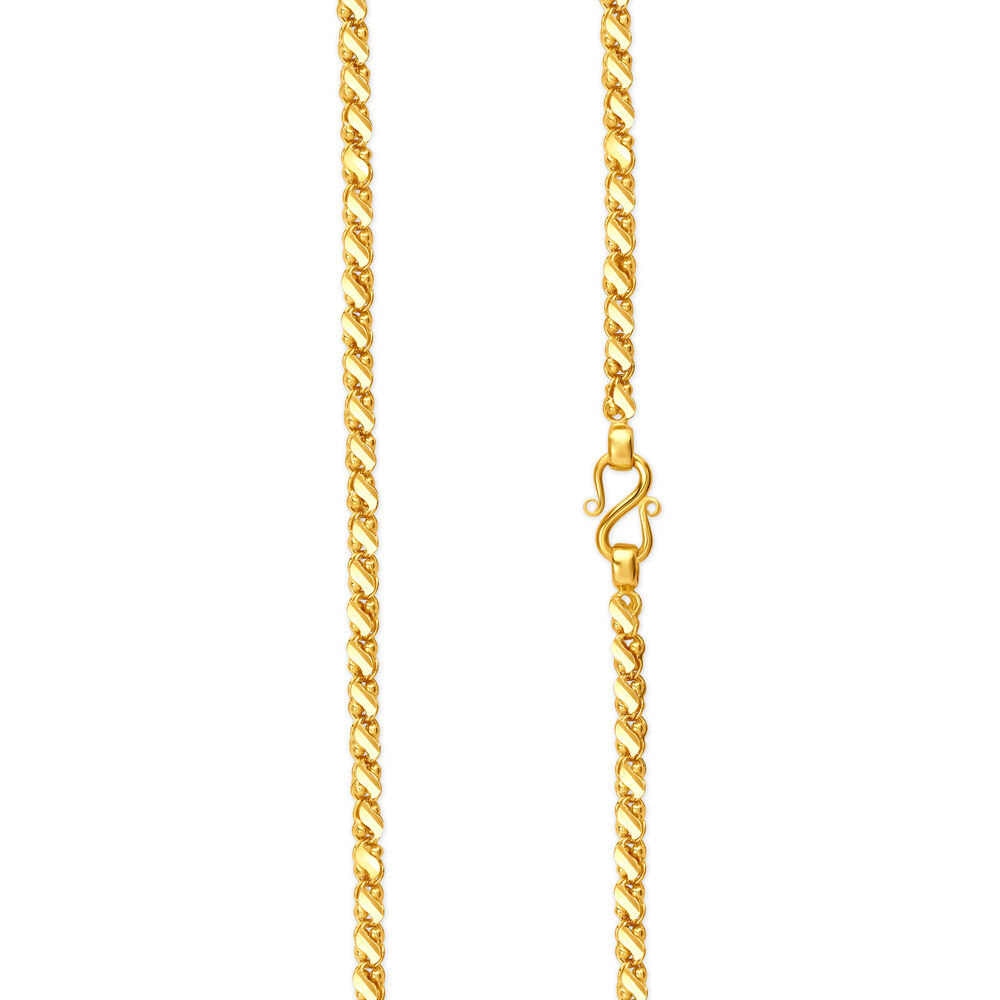 Buy Elegant S-Link Gold Chain at Best Price | Tanishq UAE