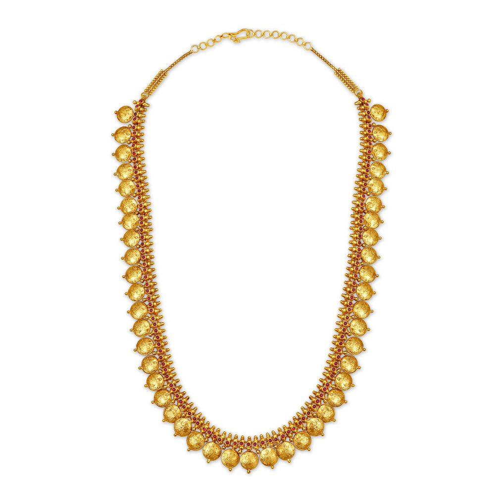 Buy Stately Gold Necklace Set at Best Price | Tanishq UAE