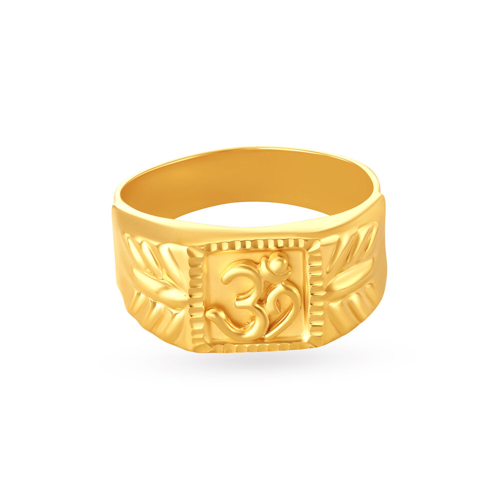 Buy Devotional Om Ring at Best Price | Tanishq UAE
