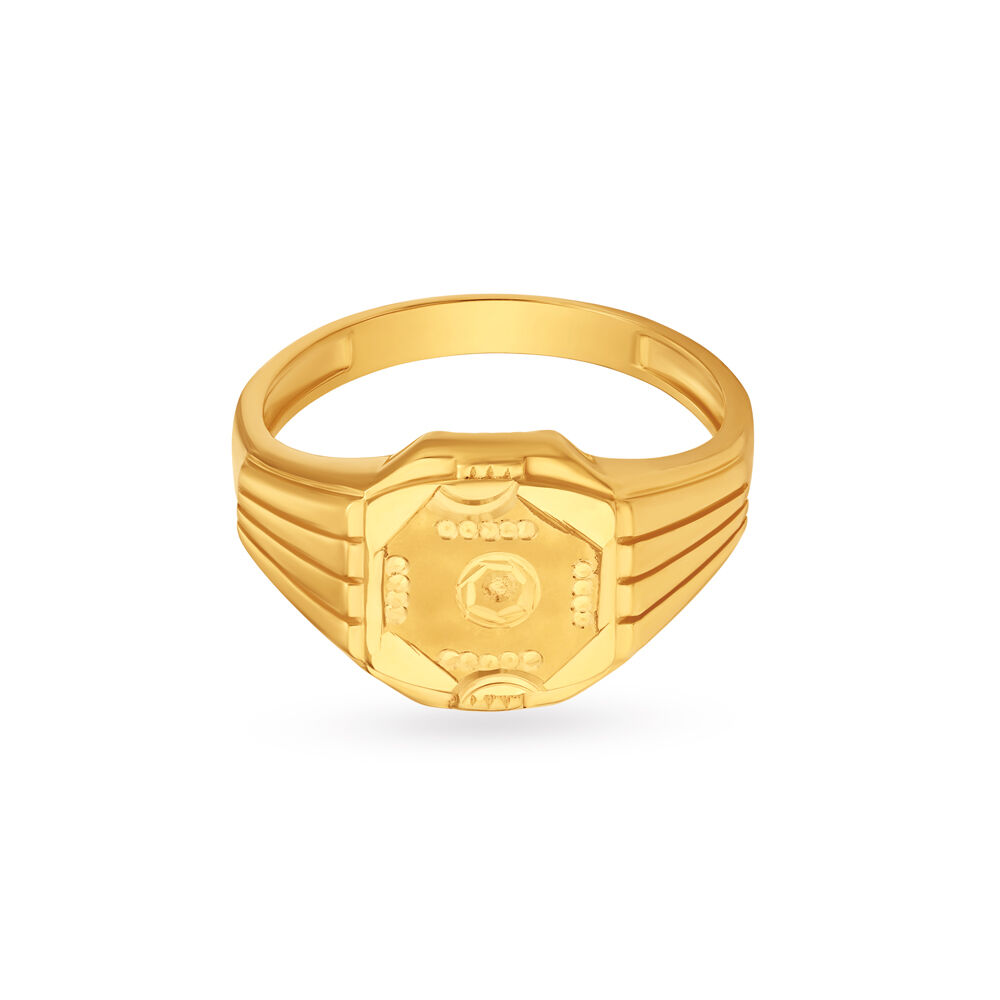 Buy Minimalistic Classy Ring for Men at Best Price | Tanishq UAE