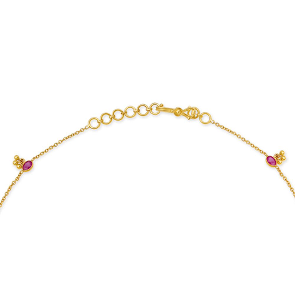 Buy Charming Ruby Pendant with Chain at Best Price | Tanishq UAE