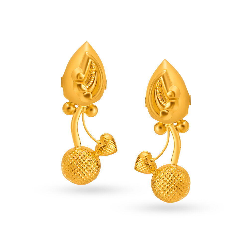 Buy Golden Cherry Gold Necklace Set at Best Price | Tanishq US