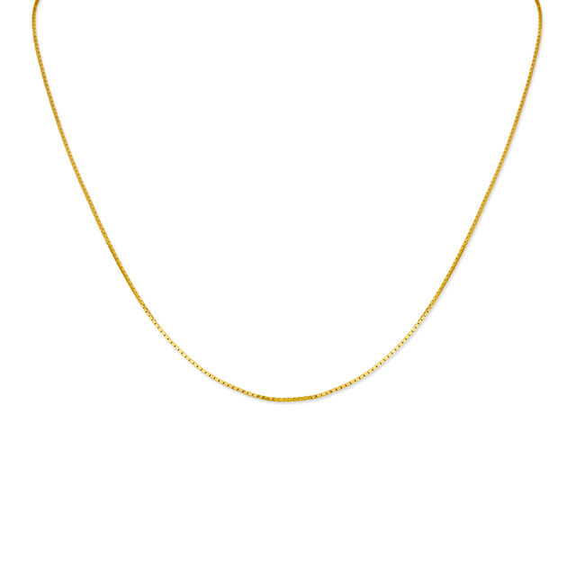 Buy Slender Gold Chain at Best Price | Tanishq US
