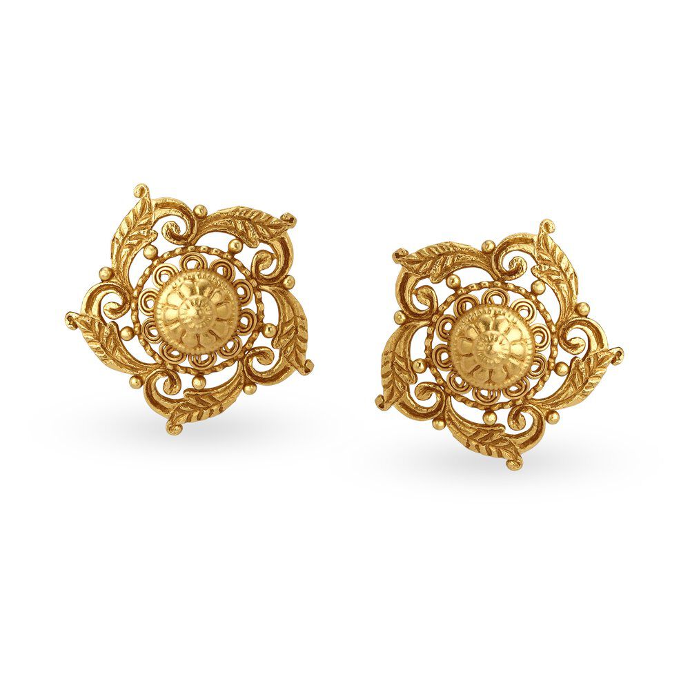 Buy Divinely Regal Gold Lakshmi Kasu Necklace Set at Best Price ...