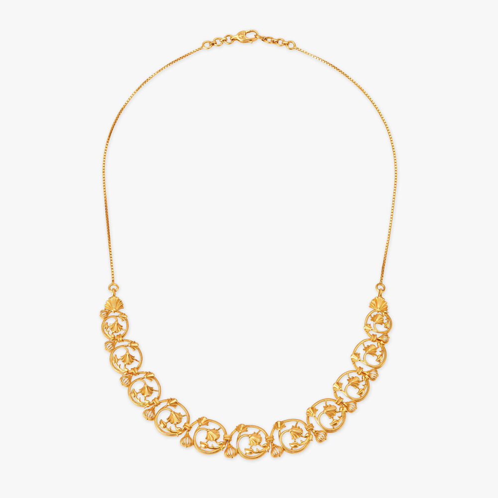 Buy Tanishq Gold Necklace Set at Best Price | Tanishq US