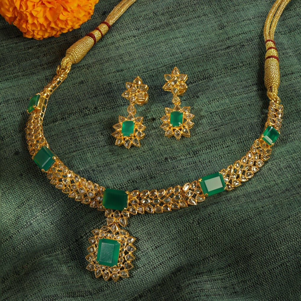 Buy Ethereal Necklace Set at Best Price | Tanishq US