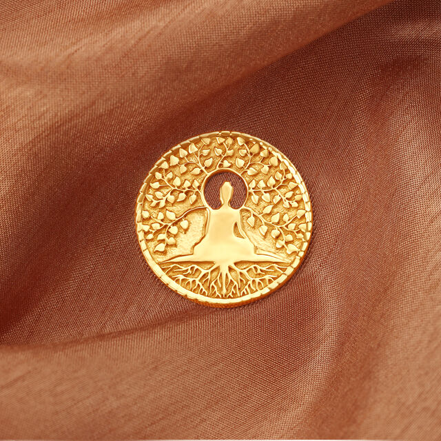 Buy Spiritual Lord Buddha Gold Coin at Best Price | Tanishq UAE