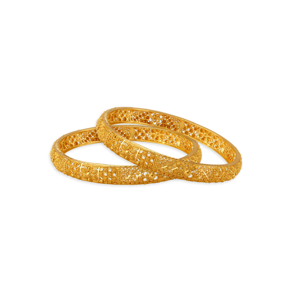 Buy Tanishq Gold Bangle at Best Price | Tanishq UAE