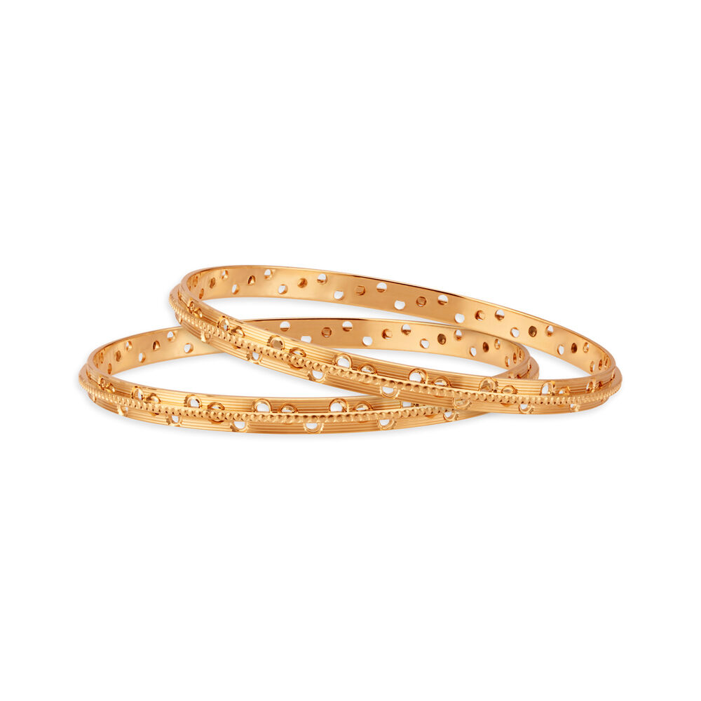 Buy Tanishq Gold Bangle at Best Price | Tanishq UAE