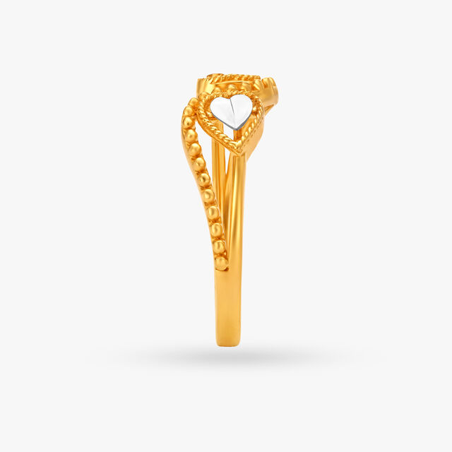 Buy Gentle Hearts Ring at Best Price | Tanishq UAE