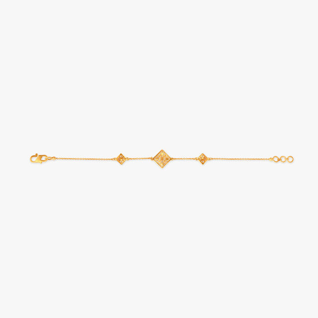 Buy Radiant Geometric Bracelet at Best Price | Tanishq UAE