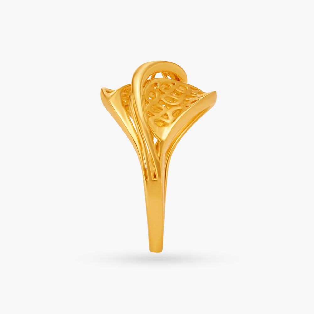 Buy Contemporary Jali Ring at Best Price | Tanishq UAE
