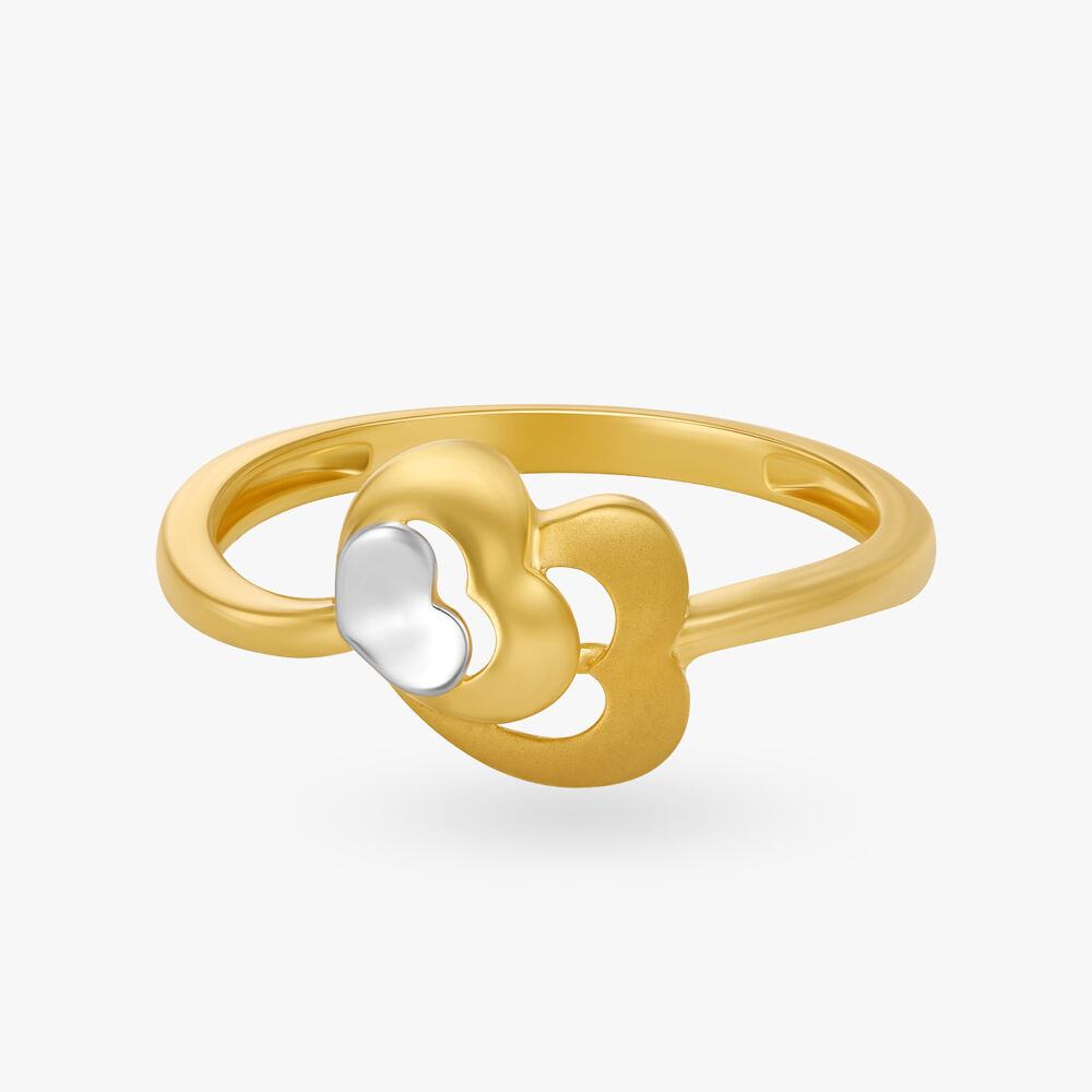 Buy Two Hearts Ring at Best Price | Tanishq US