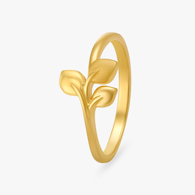 Buy Timeless Leafy Ring at Best Price | Tanishq Singapore Online Store