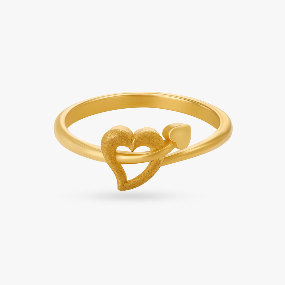 Buy Crossover Heart Ring at Best Price | Tanishq UAE