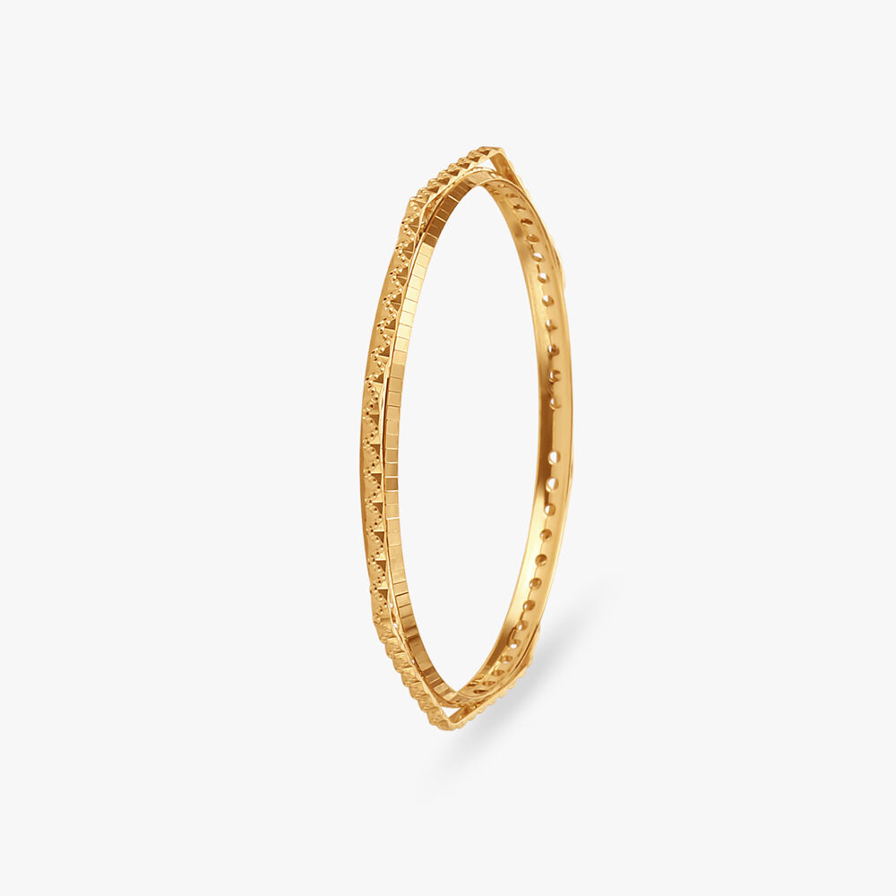 Buy Sleek Angular Bangles at Best Price | Tanishq US