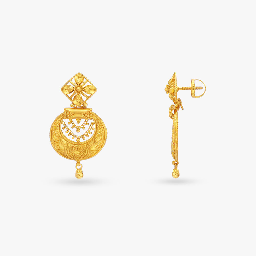 Tanishq big earrings store