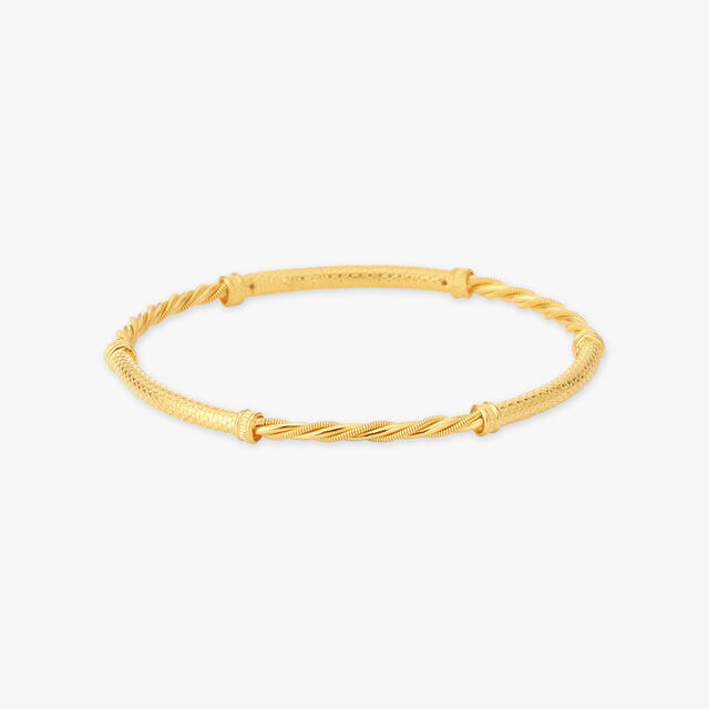 Buy Twisted Radiance Bangles at Best Price | Tanishq US