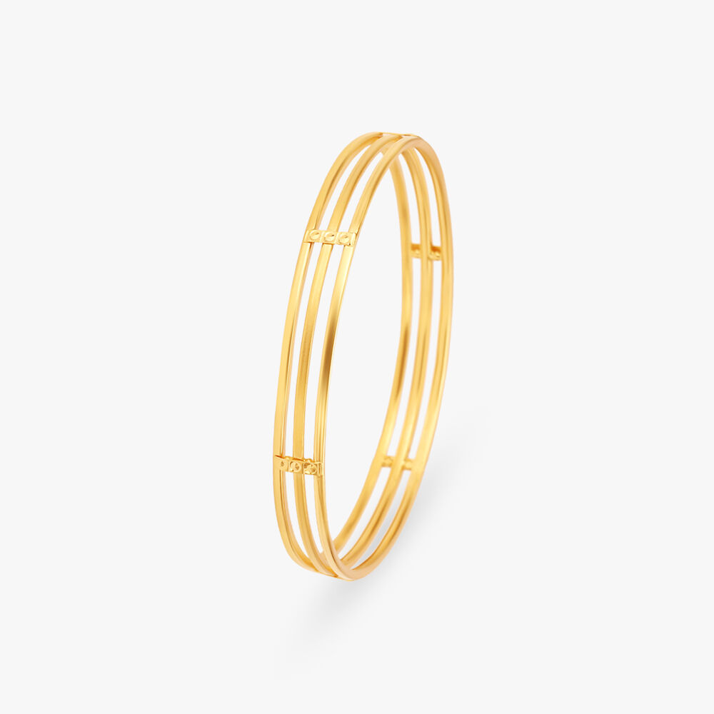 Buy Pure Gold Simplicity Bangle at Best Price | Tanishq US