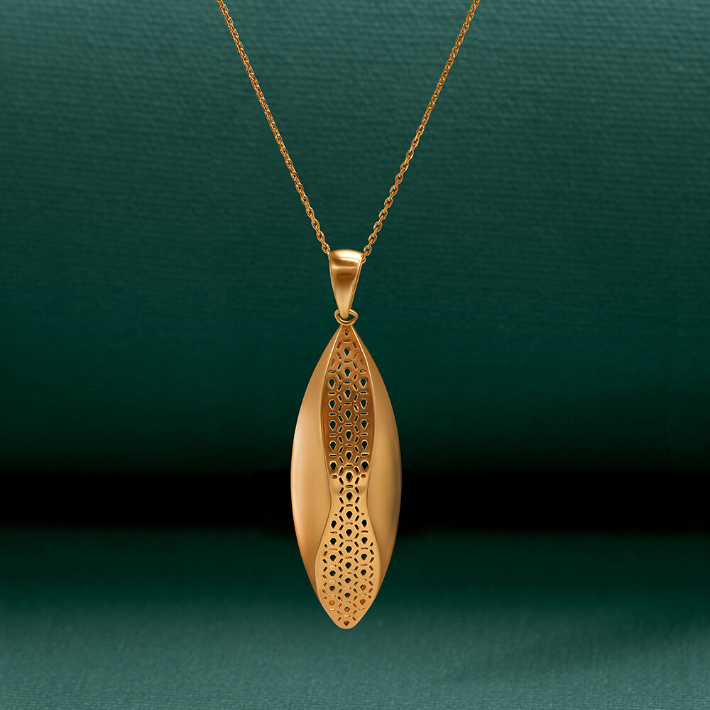 Buy Subtle Teardrop Pendant with Chain at Best Price | Tanishq US