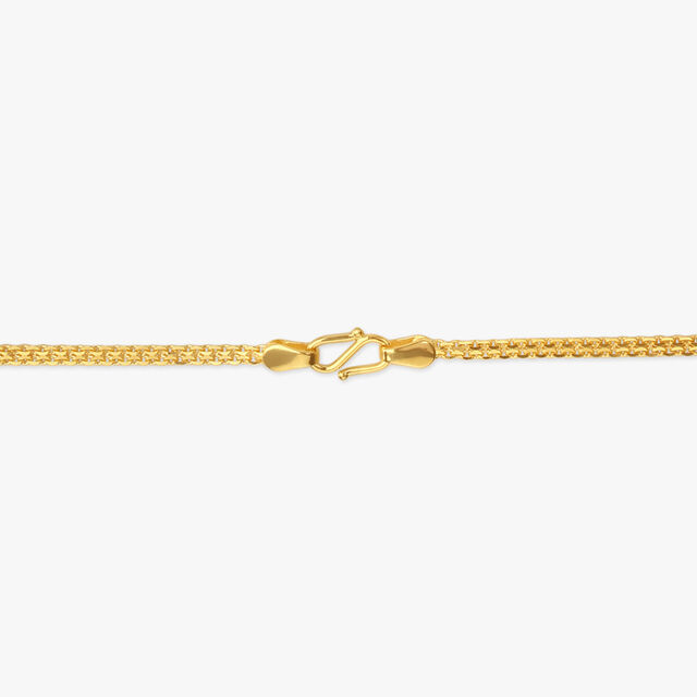Buy Luxe Grid Gold Chain at Best Price | Tanishq US