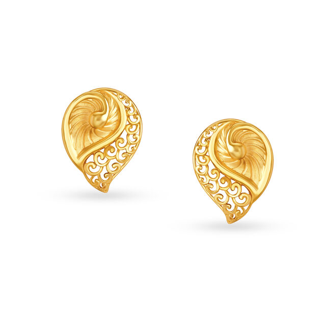 tanishq earrings for girls gold