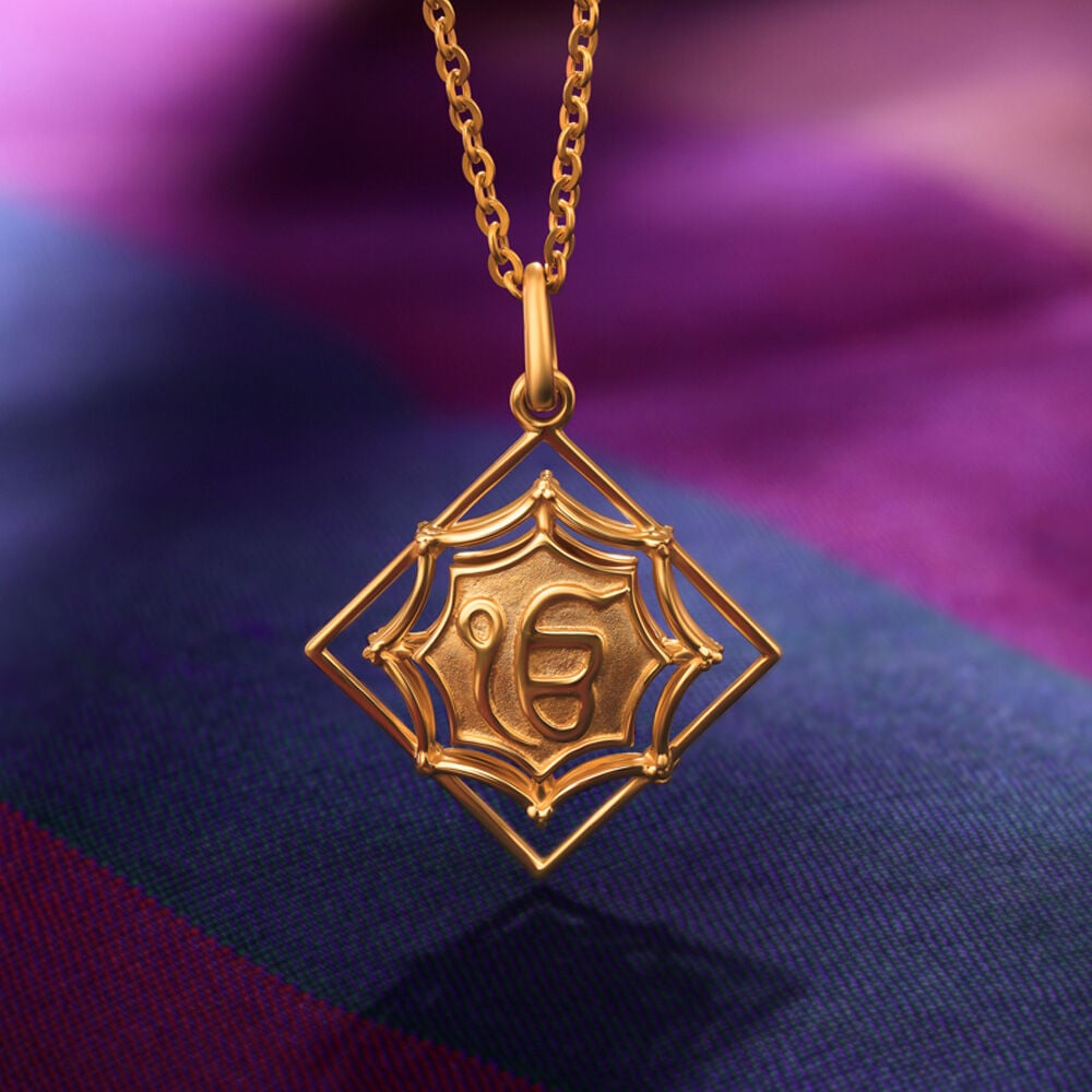Buy Divine Ik Onkar Pendant at Best Price | Tanishq US