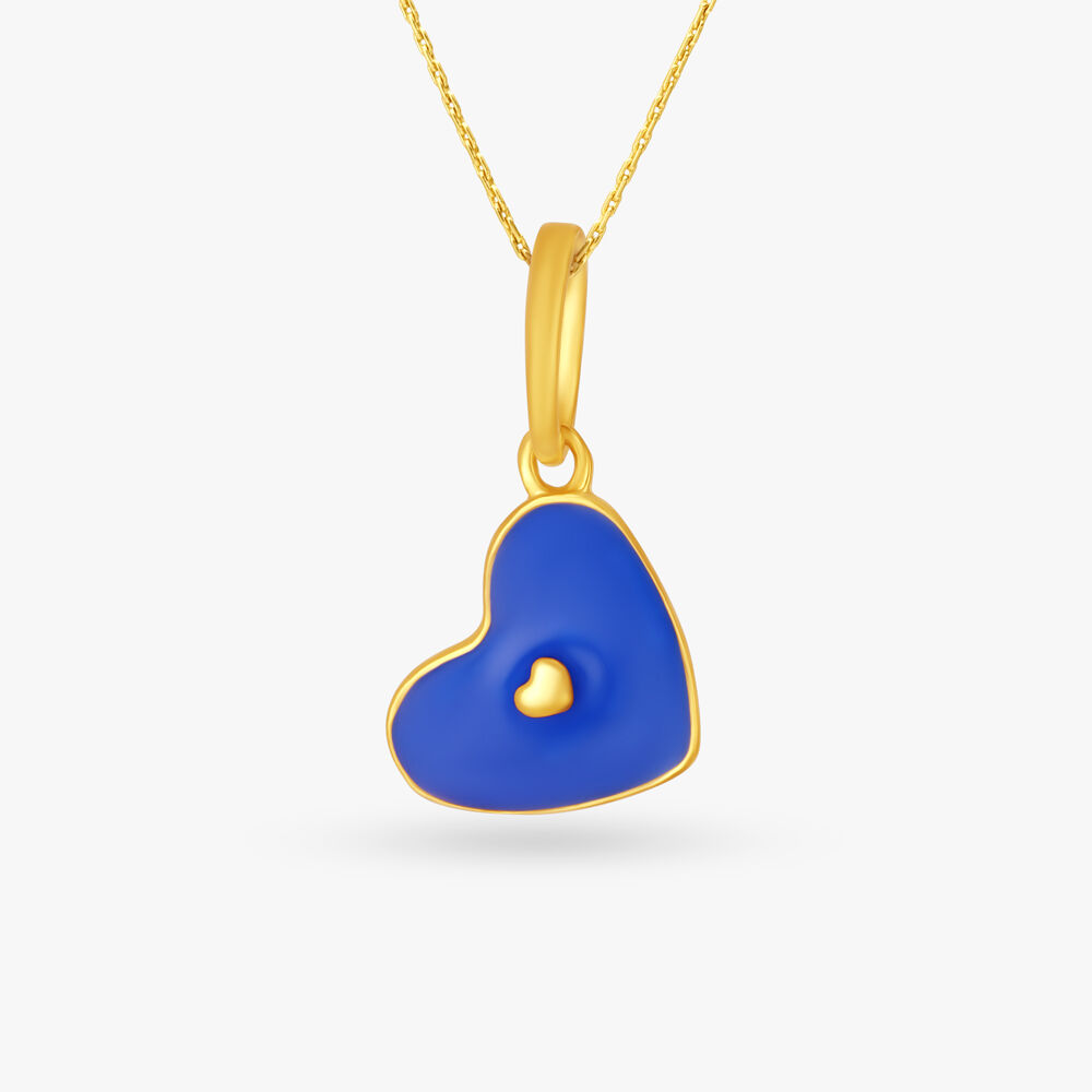 Buy Cute Heart Peg Pendant for Kids at Best Price | Tanishq US