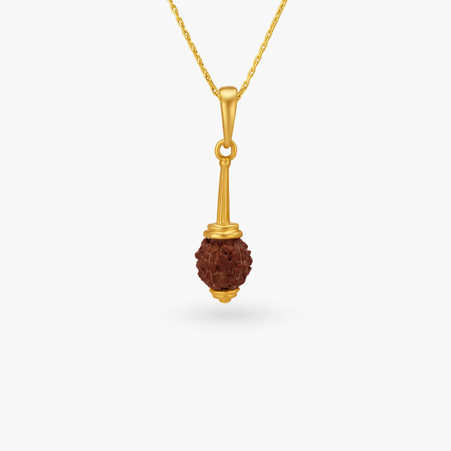 Buy Rudraksh Gada Pendant at Best Price | Tanishq US