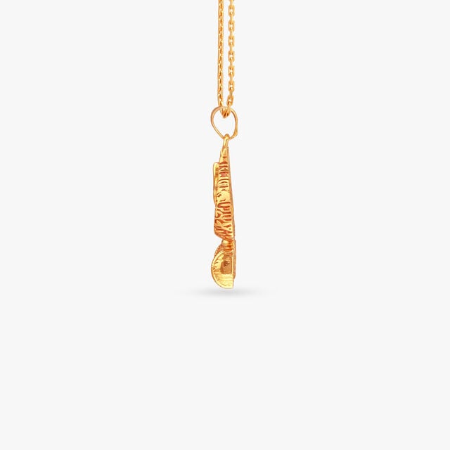 Buy Trishul Harmony Gold Pendant at Best Price | Tanishq US