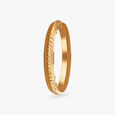 Buy Luminous Wave Gold Kada for Men at Best Price | Tanishq US