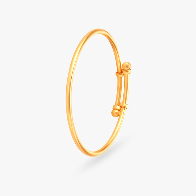 Buy Minimal Clean Bangle for Kids at Best Price | Tanishq UAE