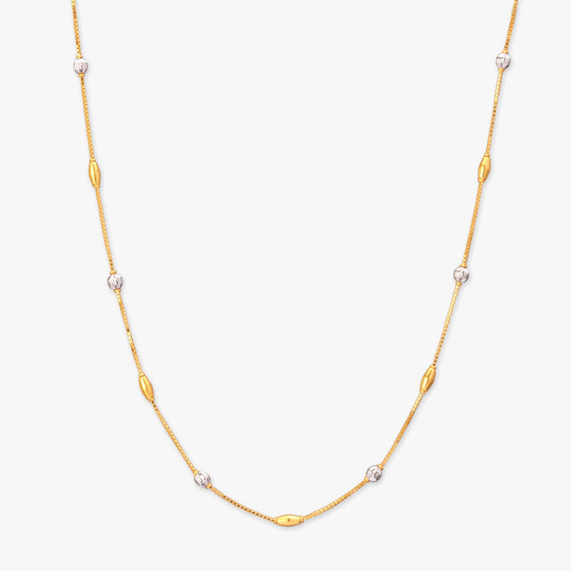 Buy Refined Rhythm Gold Chain at Best Price | Tanishq UAE