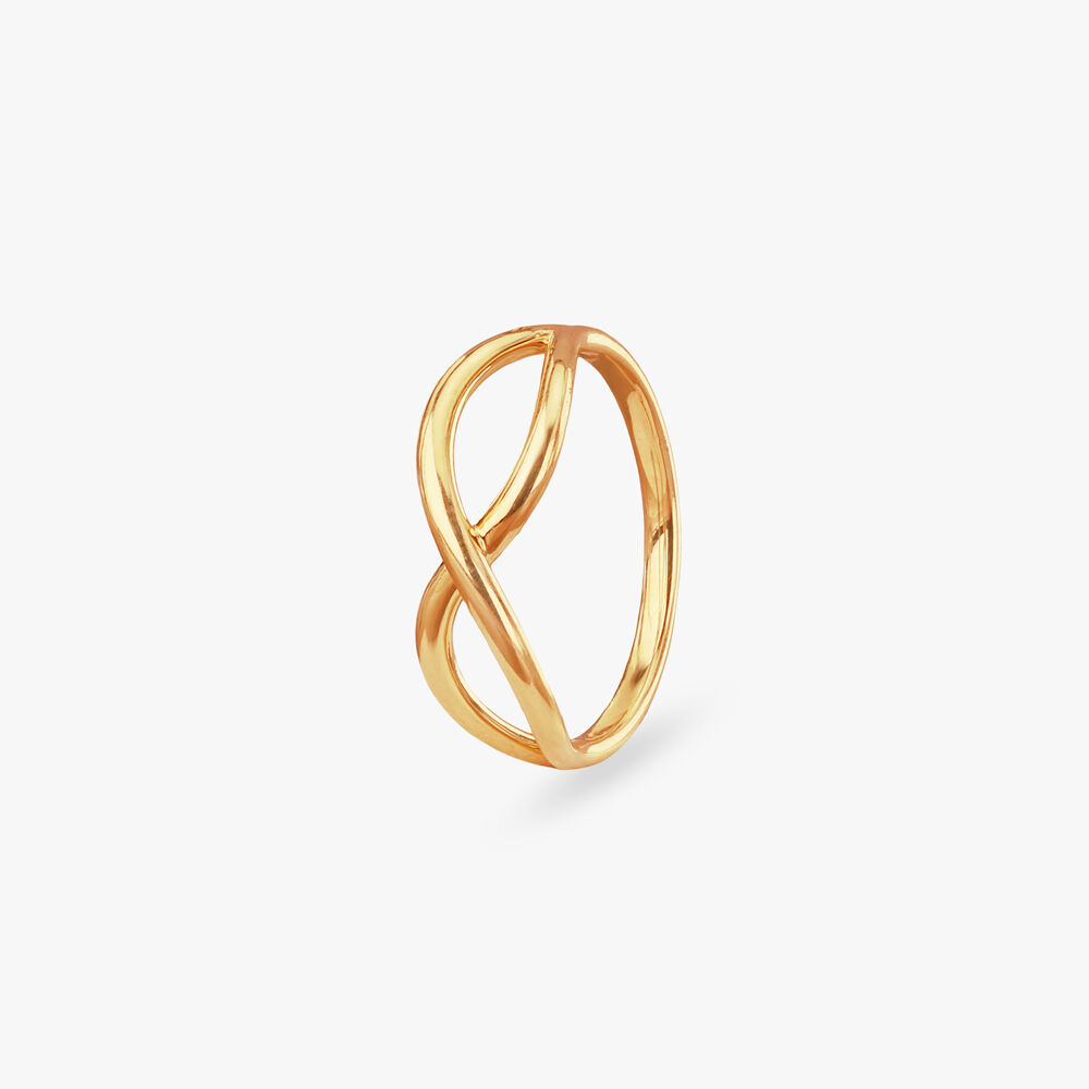 Buy Infinity Embrace Gold Ring at Best Price | Tanishq US