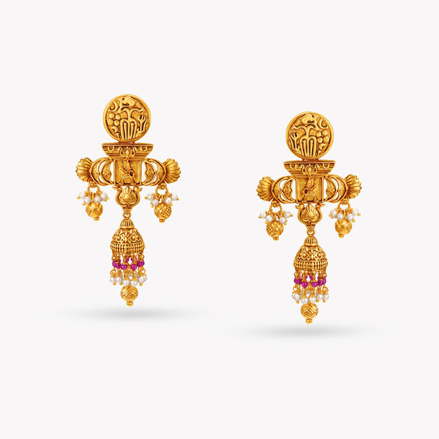 Buy Chozha Coin necklace Set at Best Price | Tanishq US