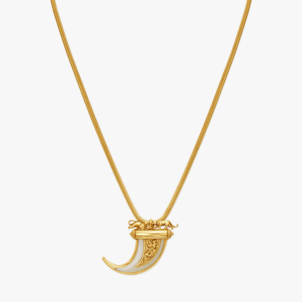 Buy Mighty Tiger Claw Pendant with Chain at Best Price | Tanishq US