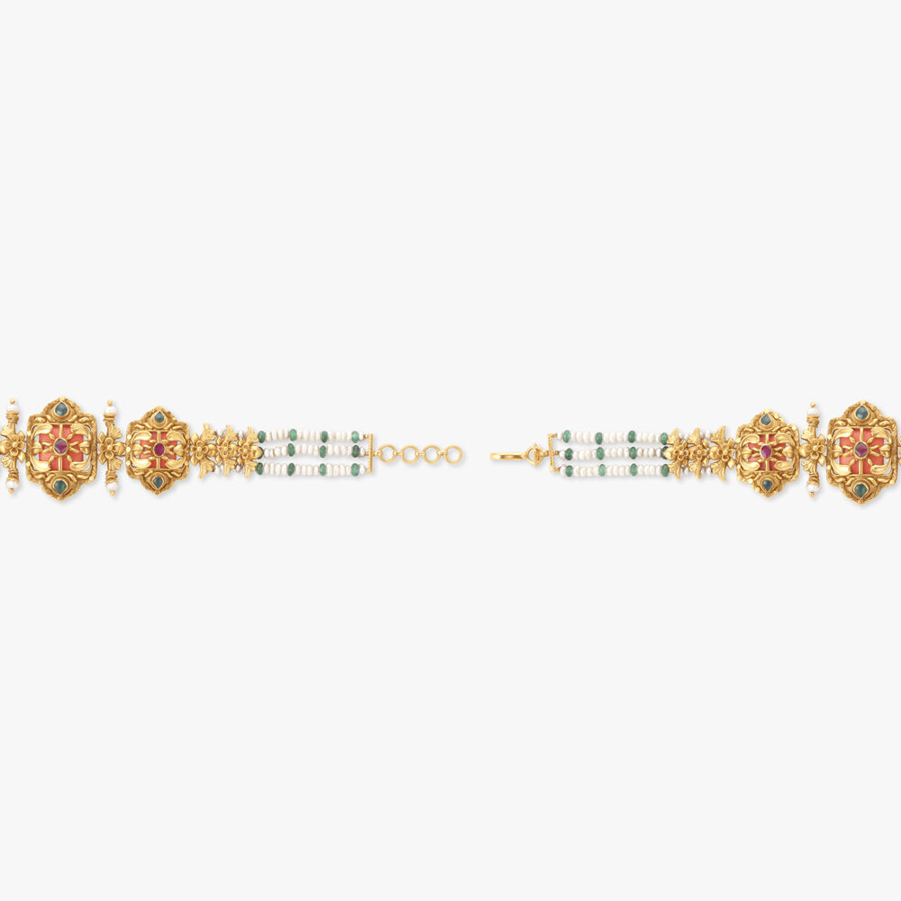 Buy Stately Coral Stone Bracelet at Best Price | Tanishq US