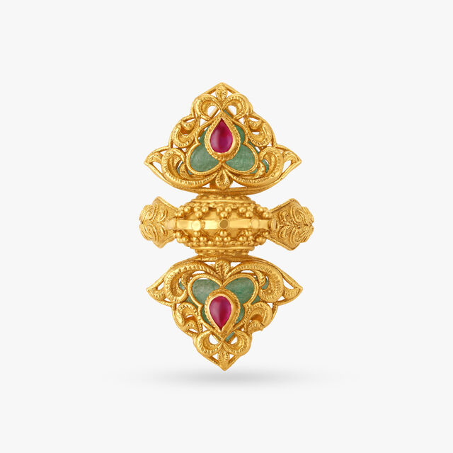 Buy Magnificent Sath Dani Ras Rawa Finger Ring at Best Price | Tanishq US