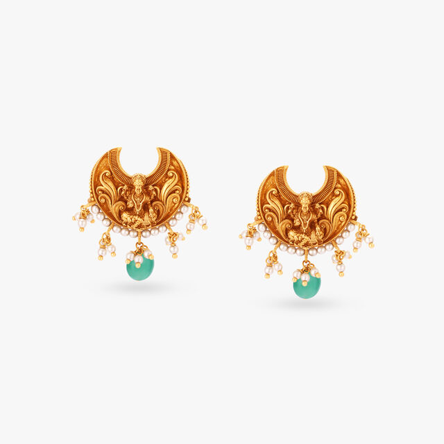 Buy Sacred Nakashi Gold Necklace Set at Best Price | Tanishq US