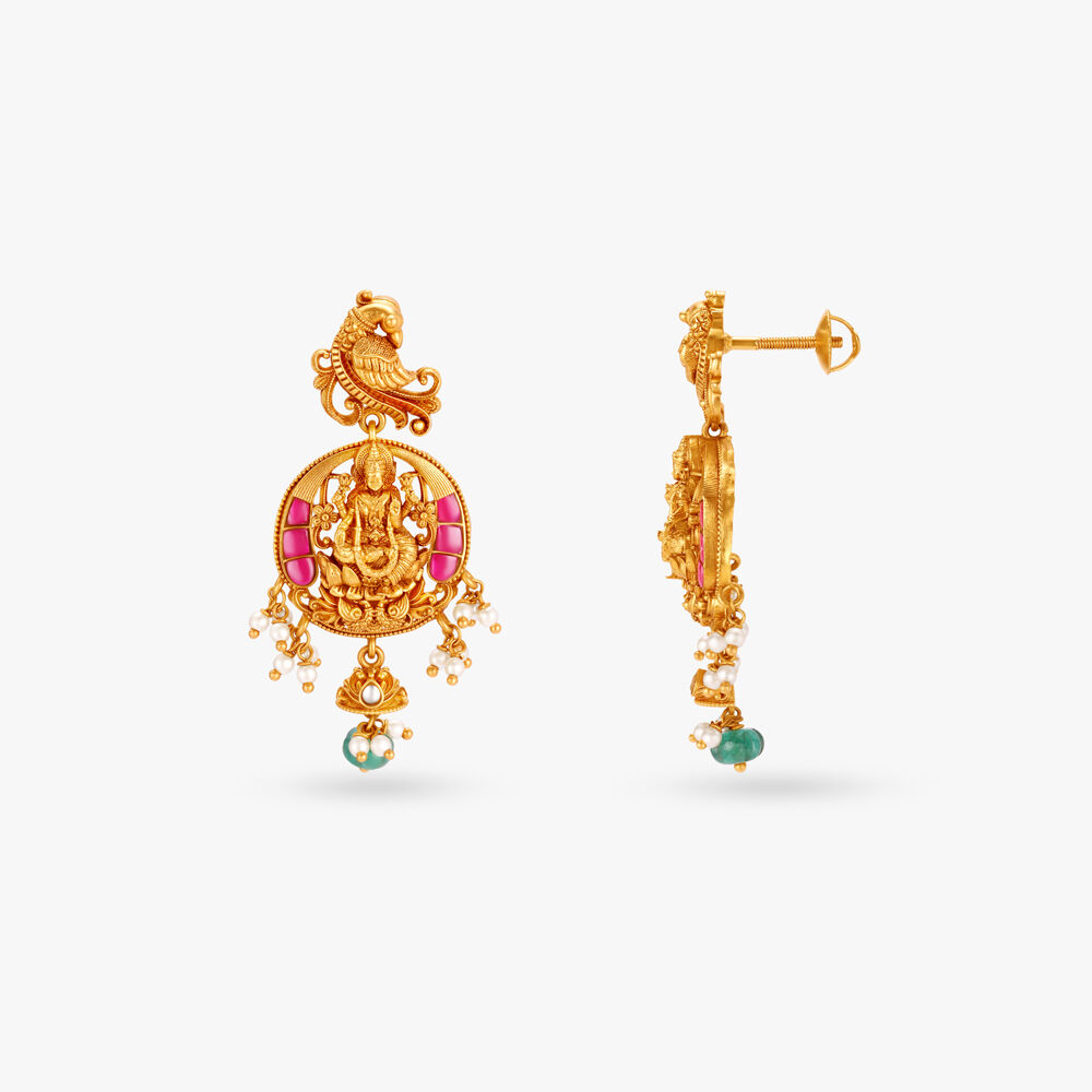 Buy Regal Gold Kanthi Set at Best Price | Tanishq US