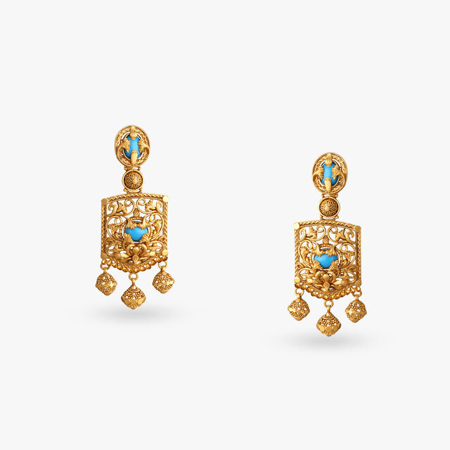 Buy Bold Regal Gold Necklace Set at Best Price | Tanishq US