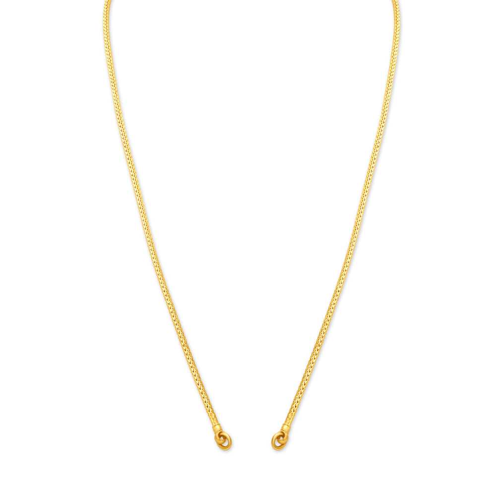 Buy Simple Yellow Gold Box Chain at Best Price | Tanishq US